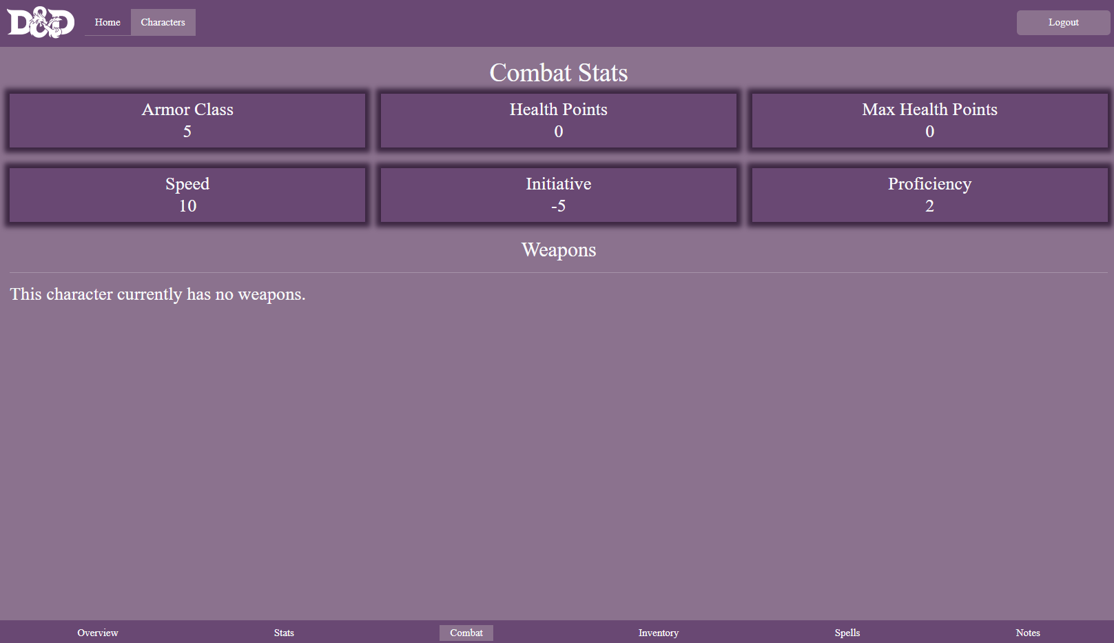 GitHub - INS140/DnD-Character-Collection